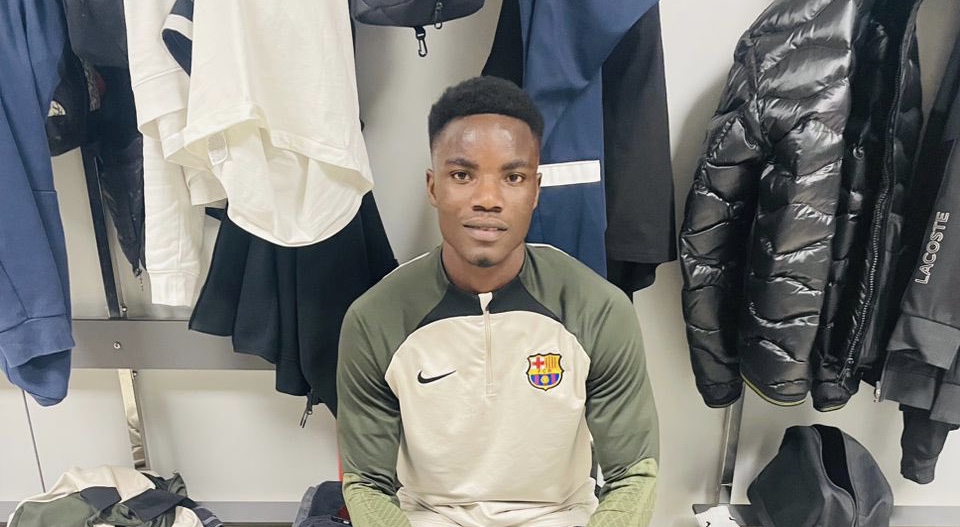 PHOTOS: Ghanaian teenager David Oduro on trail at FC Barcelona ...