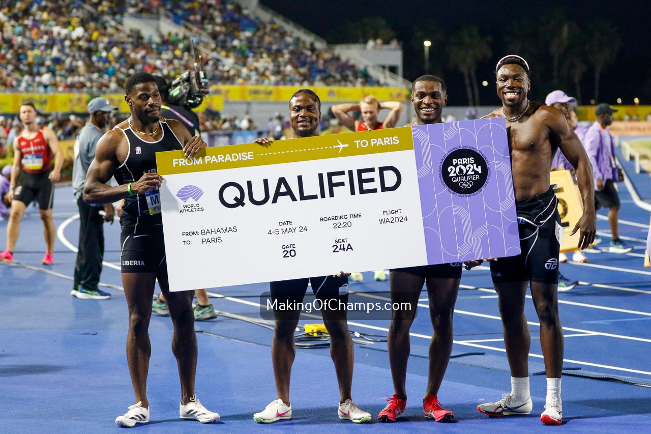 Meet the Liberian quartet who broke National record to qualify to Paris ...
