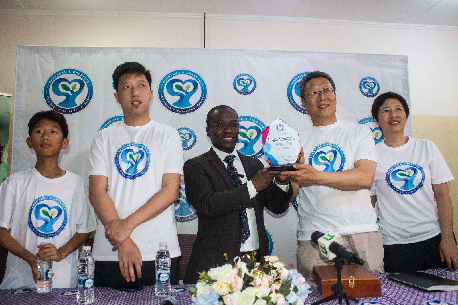 The YC Shen family visits Ghana to support children with congenital ...